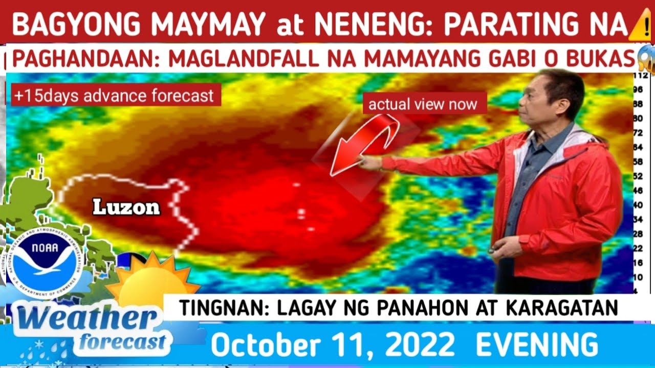 BAGYONG MAYMAY at NENENG: PAGHANDAAN😱⚠ MAGKASUNOD😱🌪|WEATHER UPDATE ...