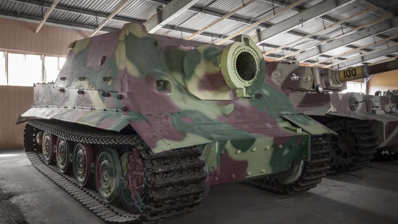 38 cm RW61 auf Sturmmörser Tiger, Sturmpanzer VI - YouTube