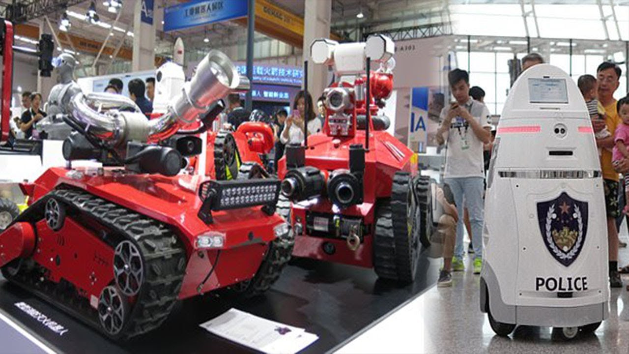 WATCH China’s Amazing Police And Rescue Robots In Action - YouTube