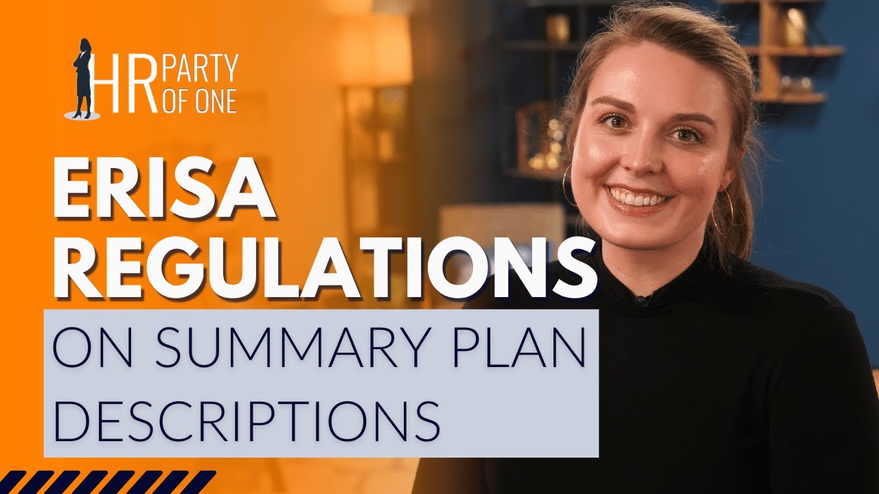 What Are ERISA’s Regulations on Summary Plan Descriptions? - YouTube