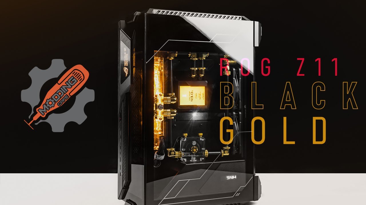 ROG Z11 BlackGold PC Build. - YouTube