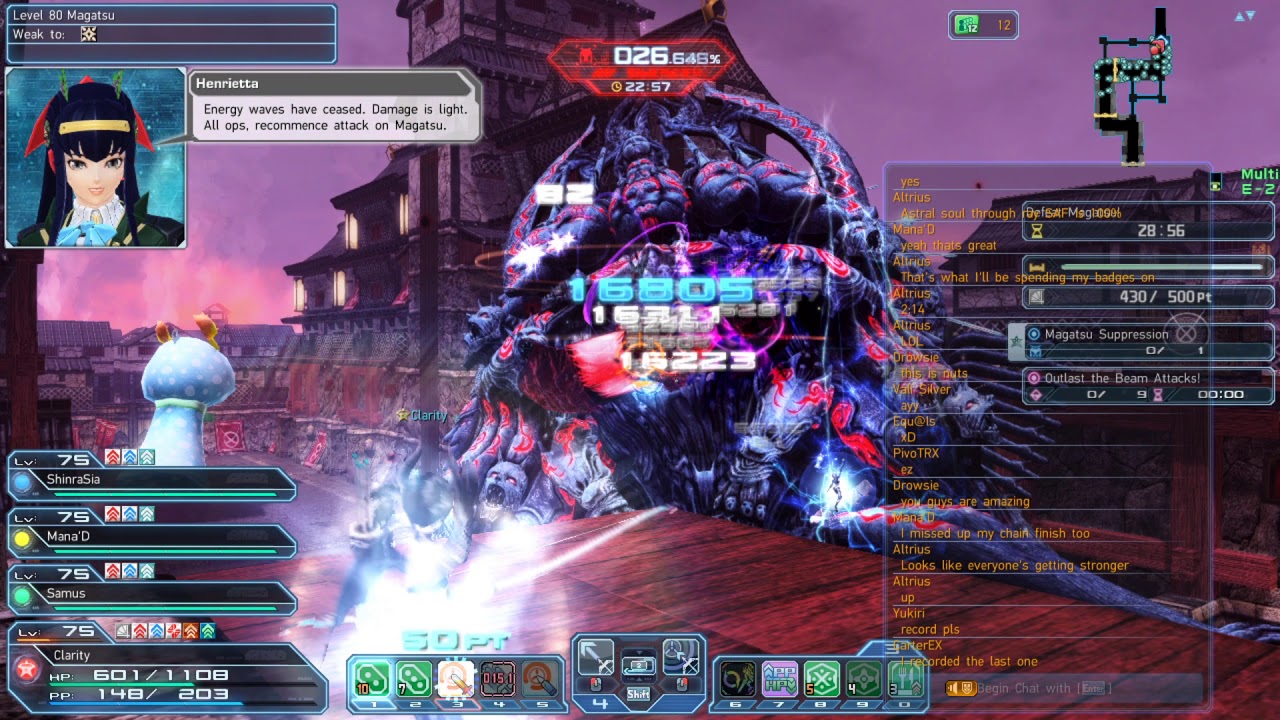 PSO2 Magatsu 1:52 - Benevolence Alliance Run - YouTube