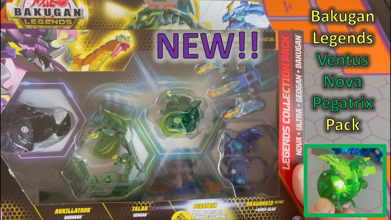 Bakugan Legends NEW Ventus Nova Pegatrix Pack - Light Up Bakugan! - YouTube
