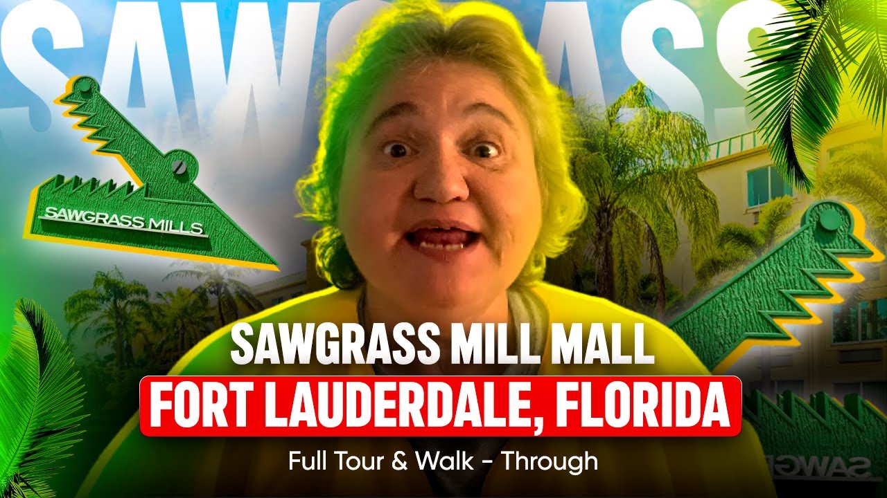 Sawgrass Mill Mall Fort Lauderdale, Florida - full tour & walk-through ...