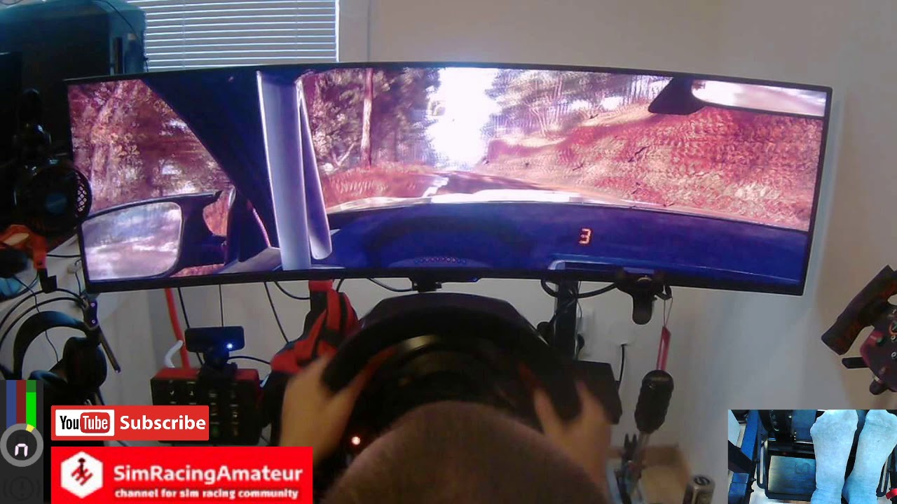 Super Ultrawide Racing - test - YouTube