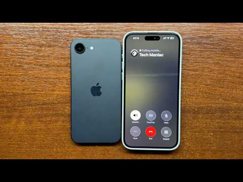 iPhone 17e Black Unboxing, Incoming Call Locked & Unlocked, Outgoing Call, Forwarding to Voicemail
