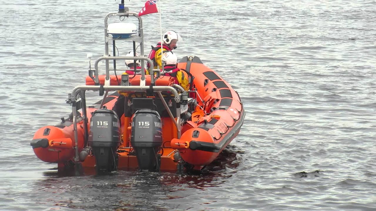 LARGS LIFEBOAT PRACTICE 7 - YouTube