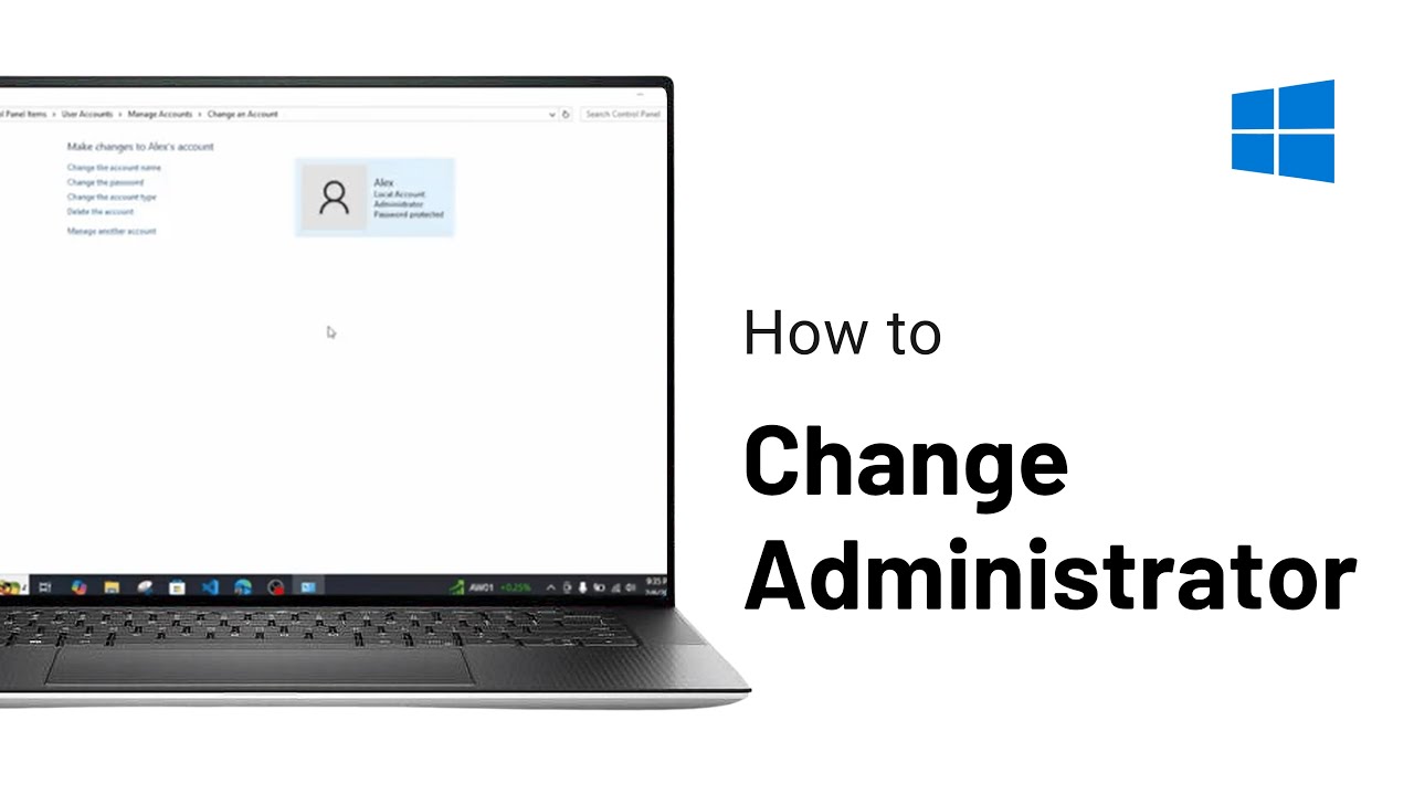 How to Change Administrator on Windows - YouTube