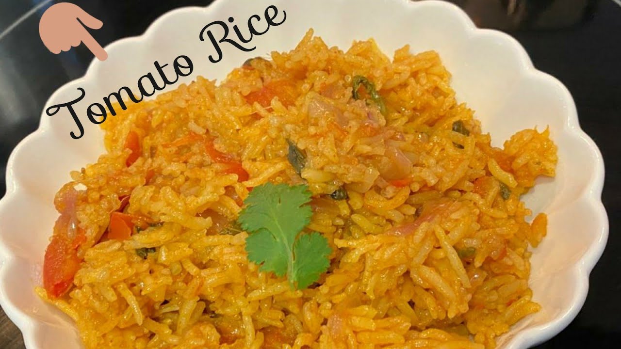 Tomato Rice ️| Tasty Tomato Rice| Lunch Recipes| Variety Rice| Easy ...