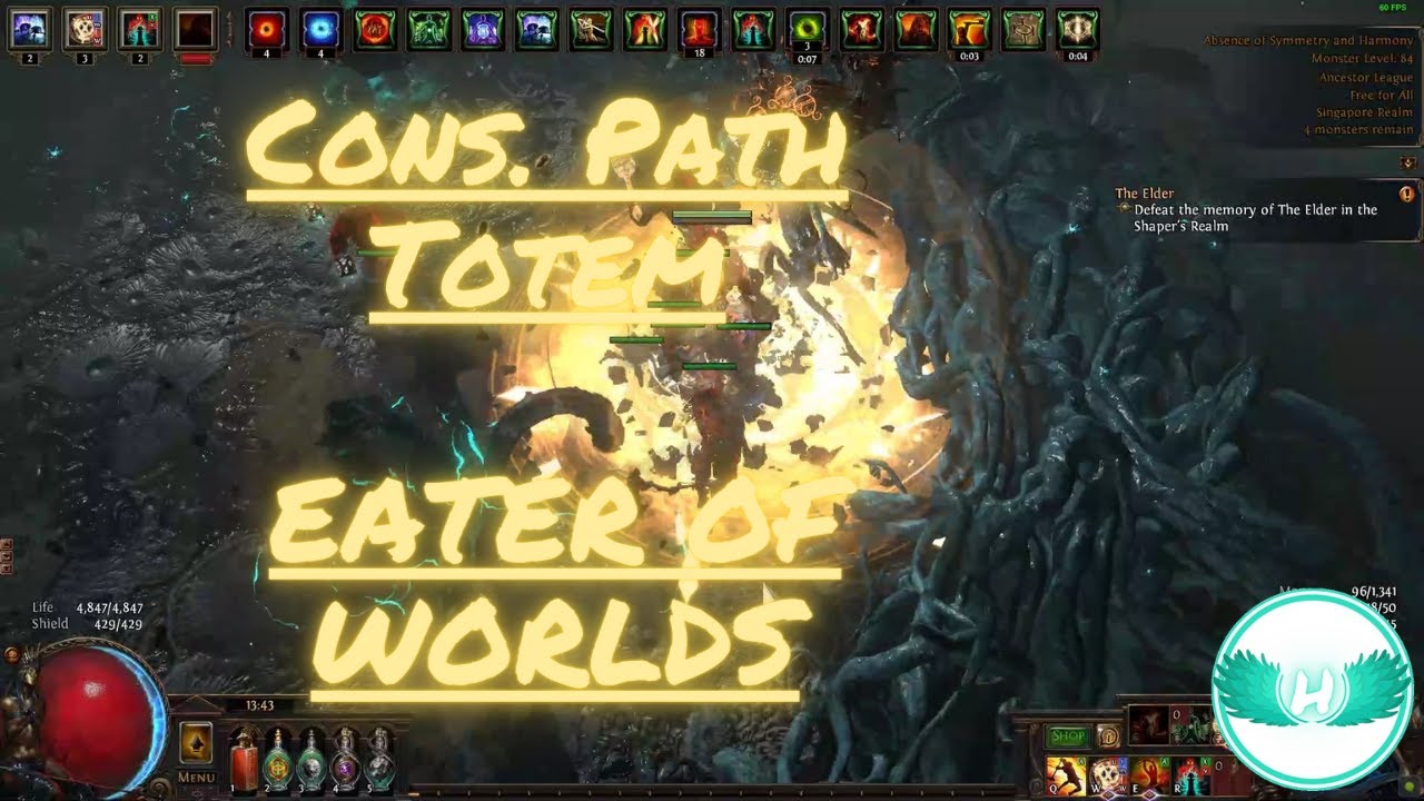 (3.22) Path of Exile - Consecrated Path Totem Hierophant - Eater of ...