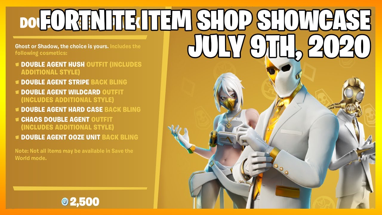Fortnite Item Shop *NEW* DOUBLE AGENT PACK! [July 9th, 2020] (Fortnite ...