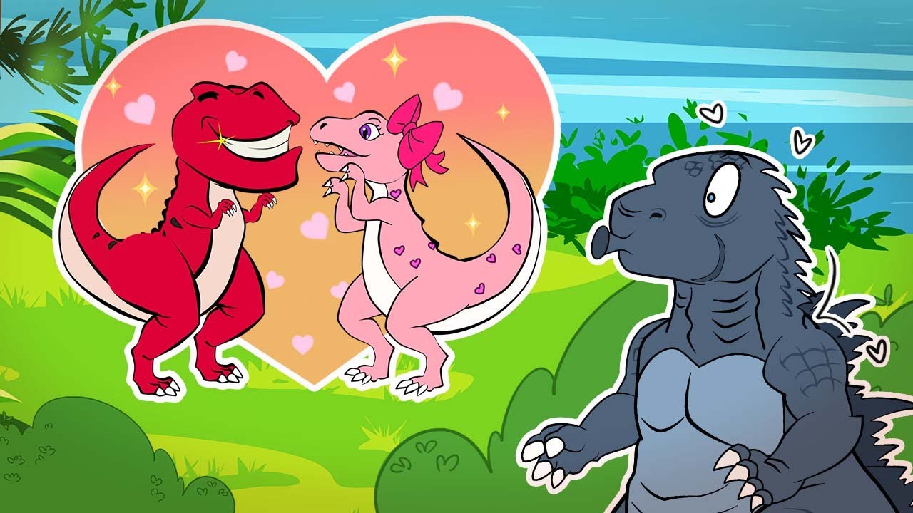The Love Story of T-Rex Dinosaur - Sweet And Humorous Moments | GTK ...