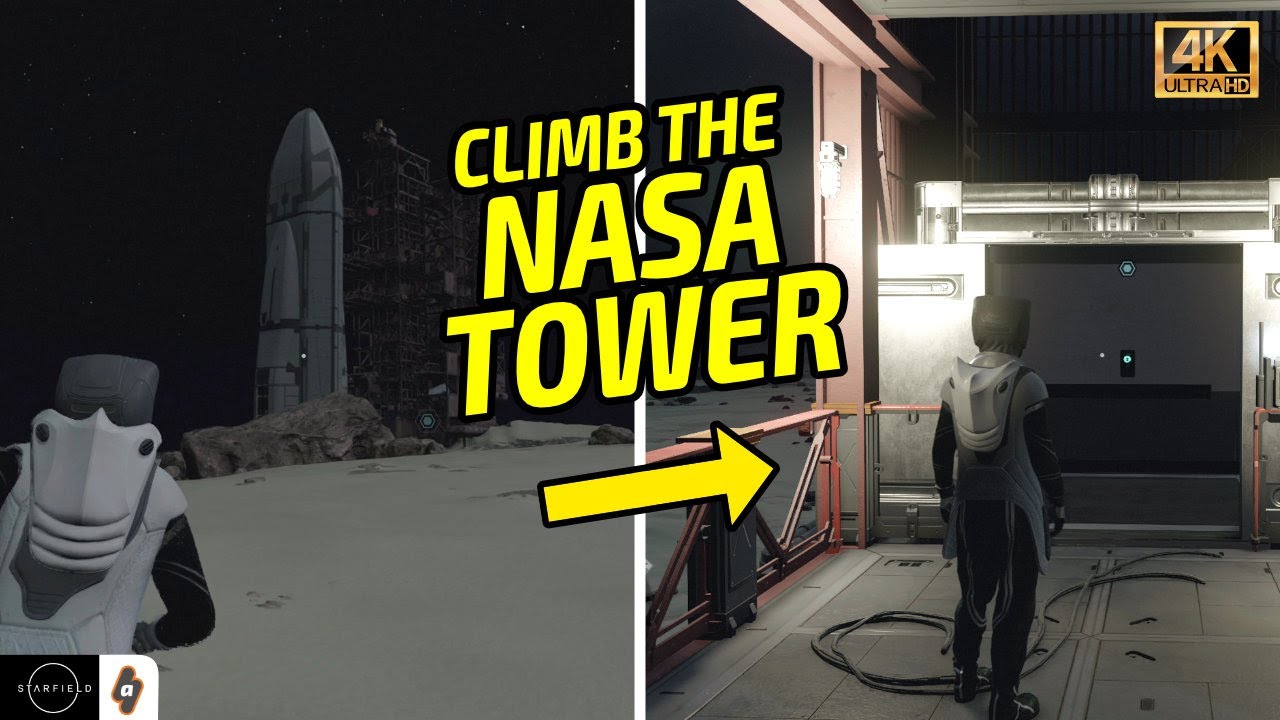 Climb the NASA Tower in Starfield: Easy Walkthrough - YouTube