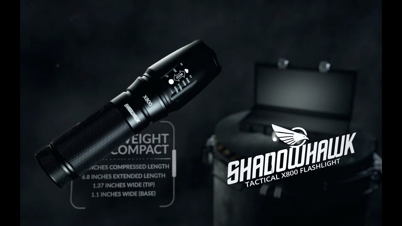 Shadowhawk Tactical X800 Flashlight - Get 75 % OFF From This Amazing ...