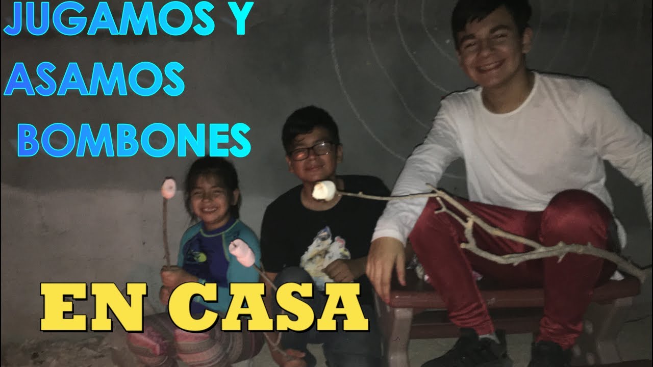 Hicimos una fogata en el patio| bombones - YouTube