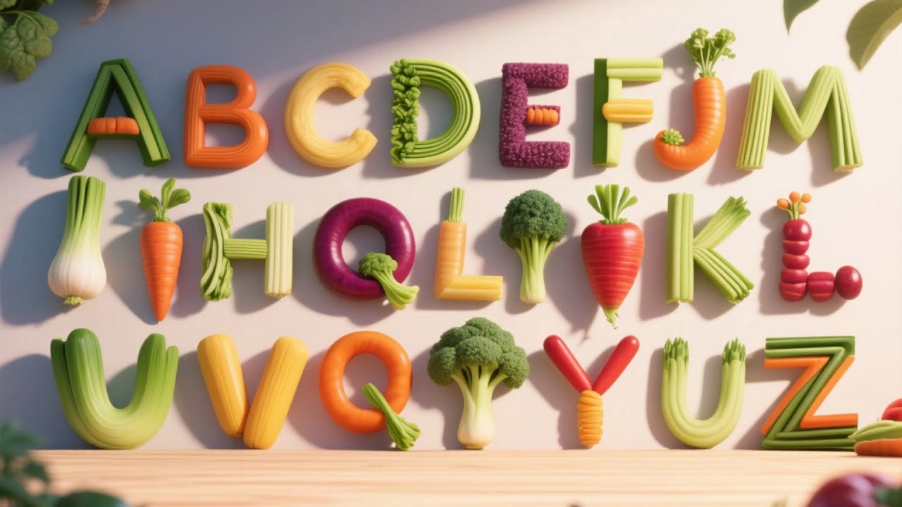 A to Z Vegetables Phonics Song | ABC Learning for Kids" Alphabet ...