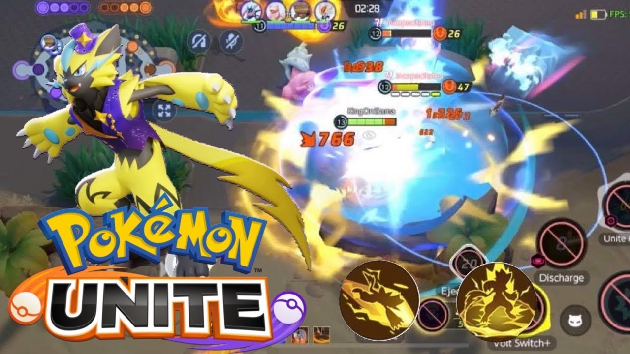 Pokemon Unite - Zeraora Space Style $1 Holowear! Road To Master Round 2 ...