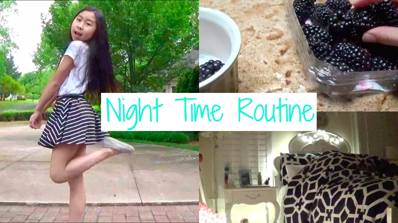 My night time routine weekend! 2015! - YouTube