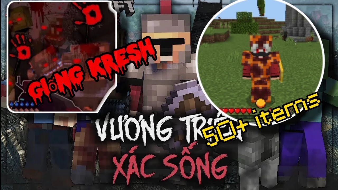 Addon/Mods Vương Triều Xác Sống Giống Kresh!!!| Minecraft 1.19 - YouTube