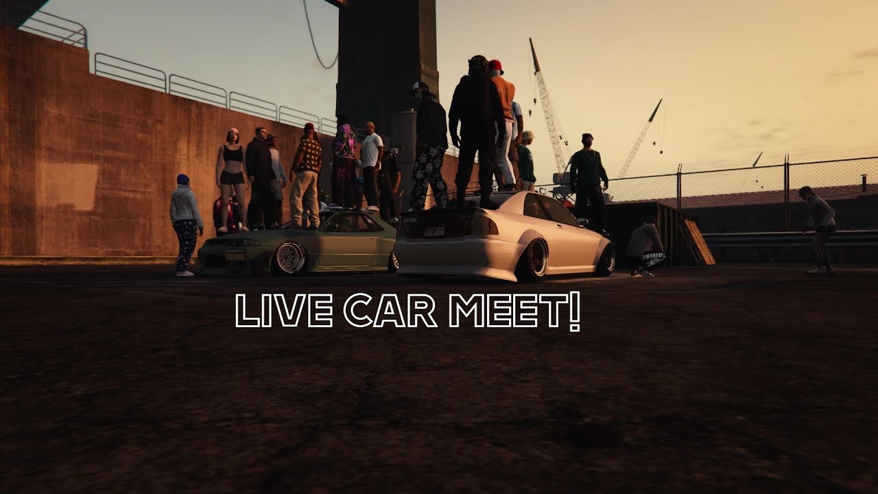 (Live) GTA 5 ONLINE PS4 CLEAN CAR MEET #GtaCleanCarMeet #Themes - YouTube