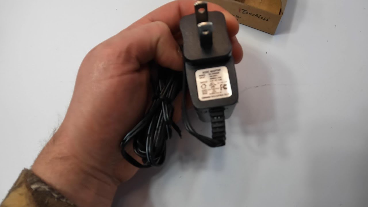 iTouchless AC Power Adapter for Automatic Sensor Trash Cans, Official ...