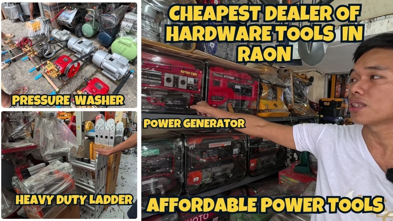 PINAKAMURA AT ABOT KAYANG MGA POWER TOOLS AT HARDWARE TOOLS SA RAON ...