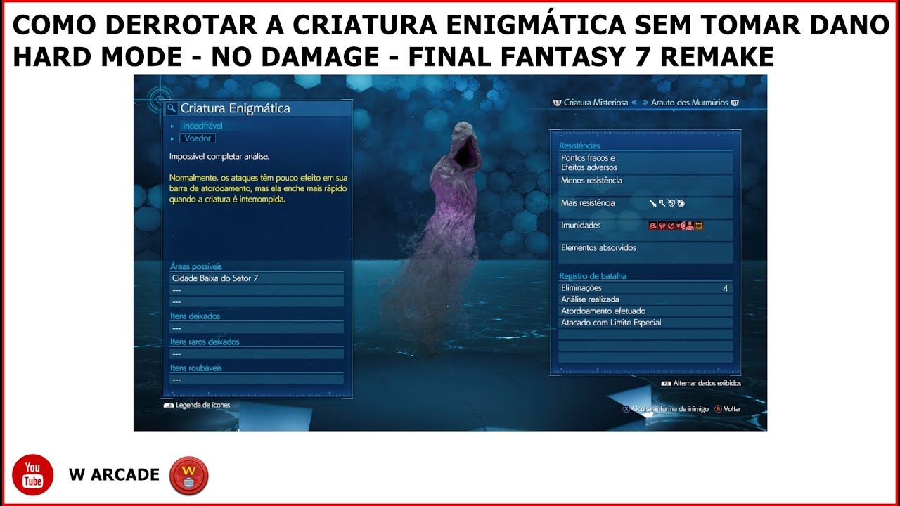 COMO DERROTAR A CRIATURA ENIGMÁTICA SEM TOMAR DANO HARD MODE NO DAMAGE ...
