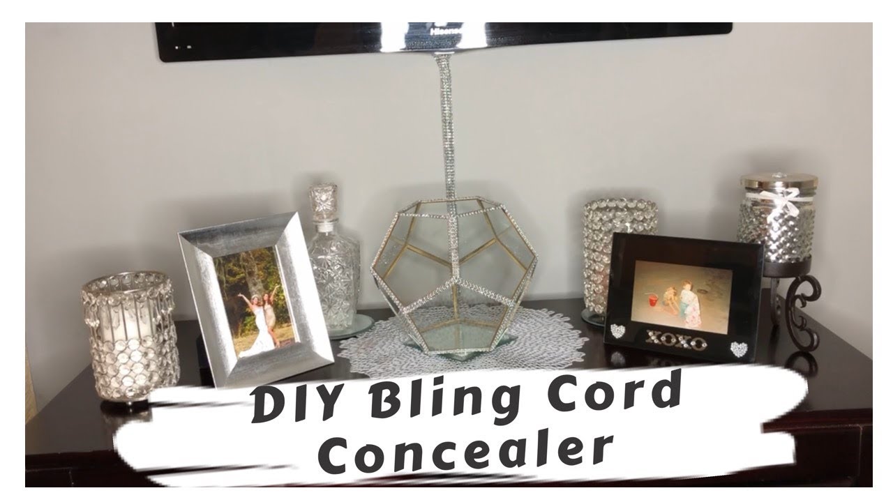 DIY Bling Cord Concealer - YouTube