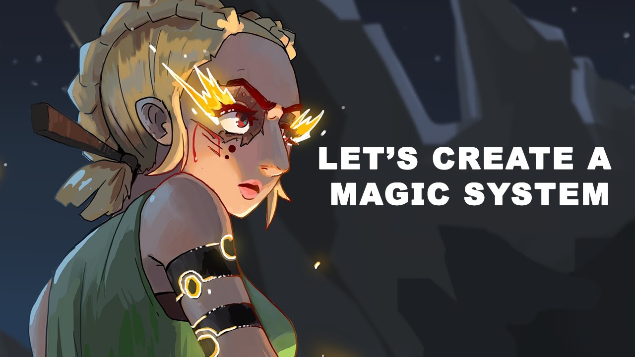 Where Do You Start When Making A Magic System (DIGITAL ART TIMELAPSE ...