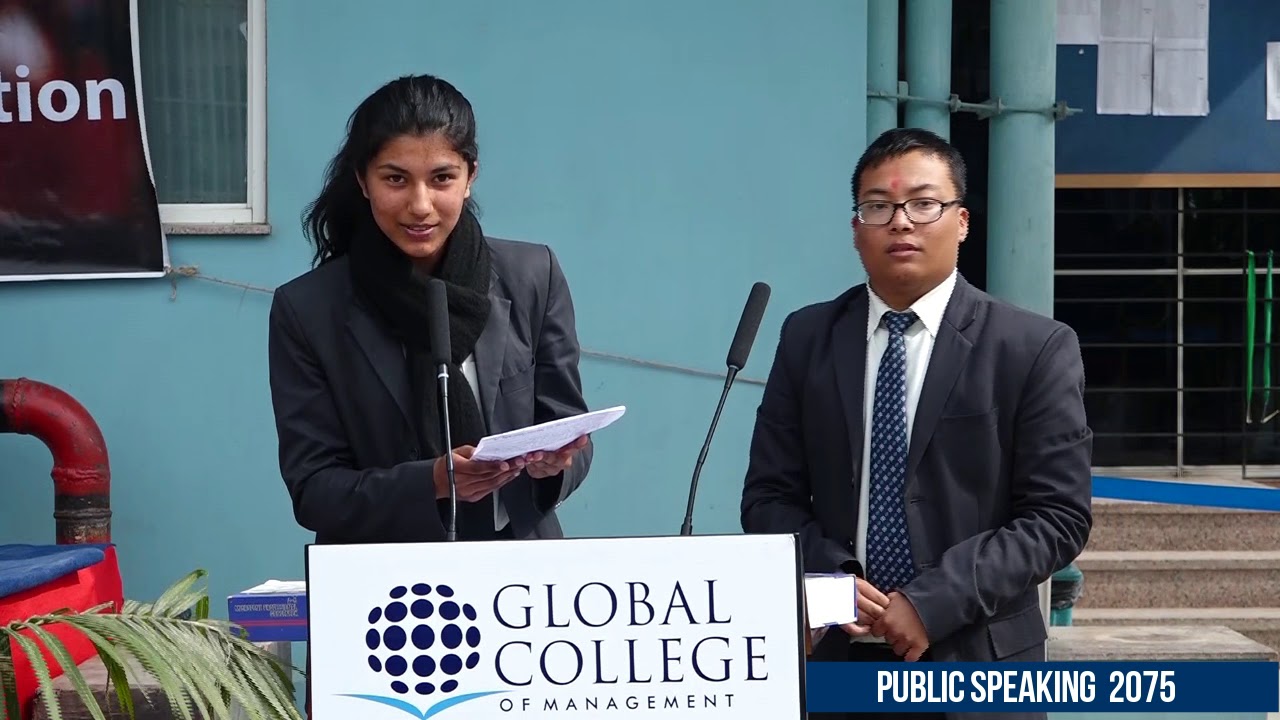 Public Speaking formal session 2075 - YouTube