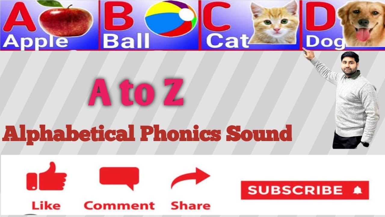 Easy way to learn A B C D | phonic Sound | Nursery Alphabet Song ...