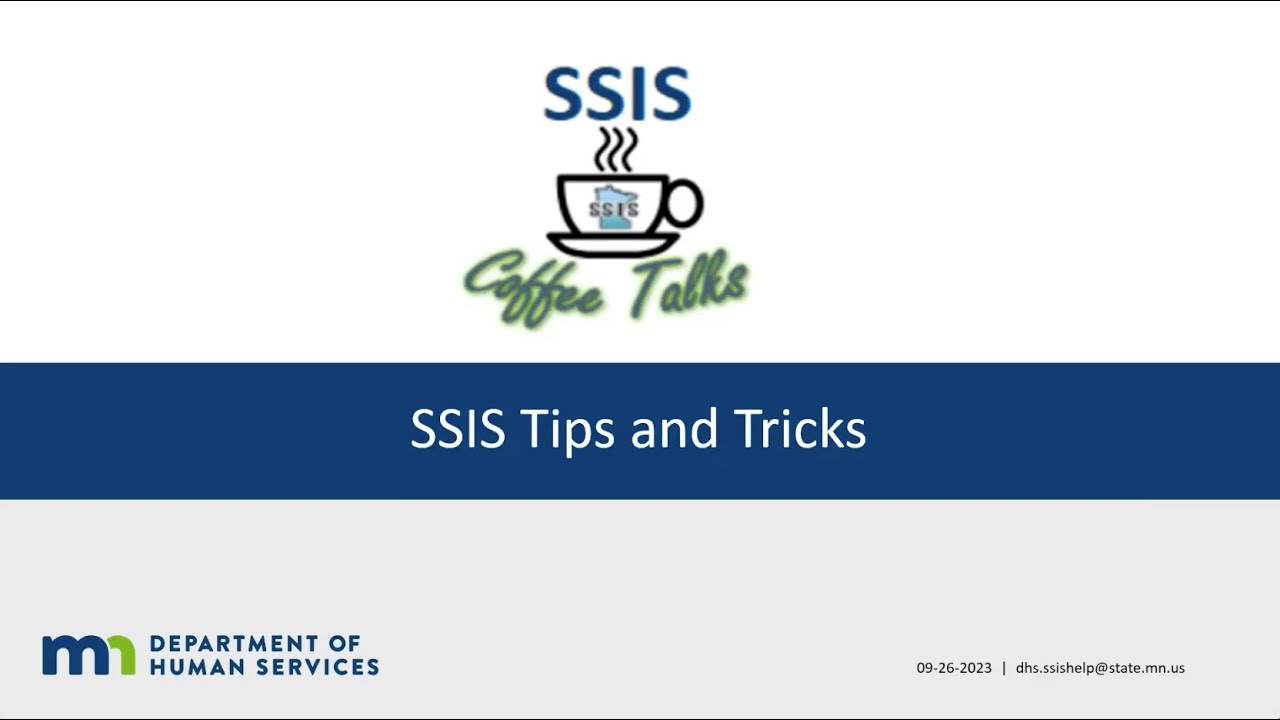 SSIS Coffee Talk: SSIS Tips and Tricks - YouTube