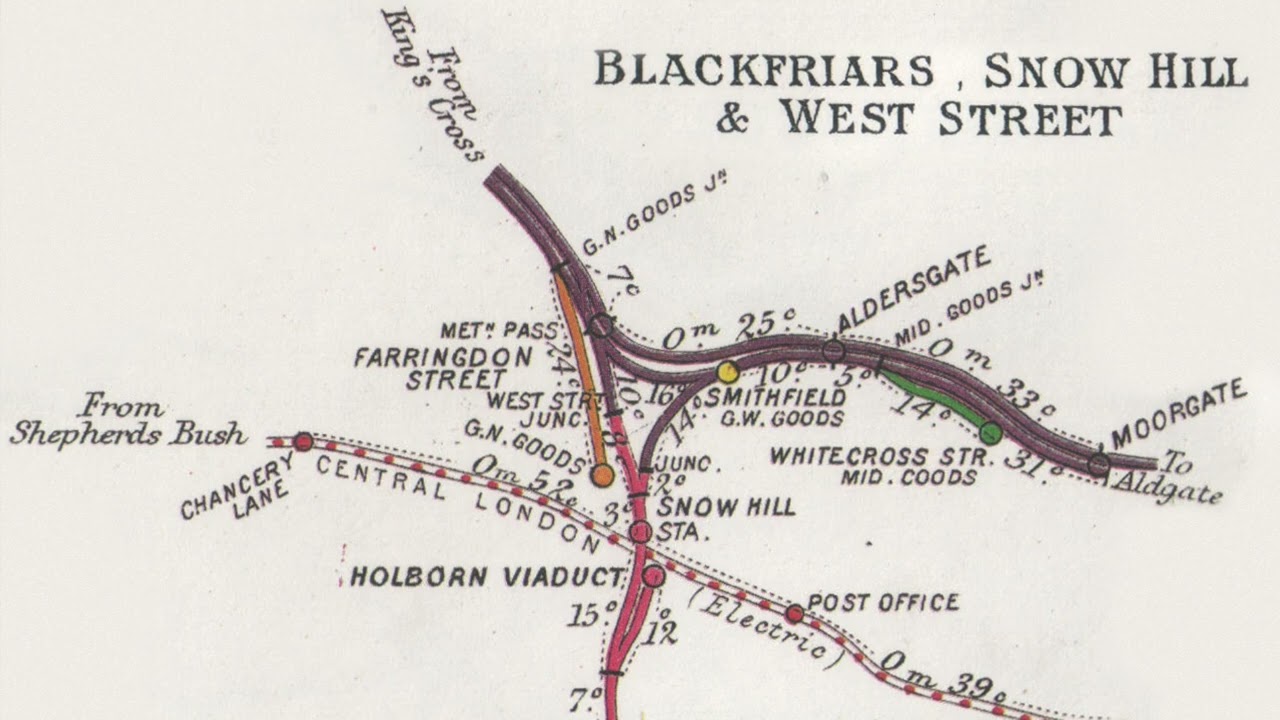 Farringdon Station, from Past to Future - YouTube