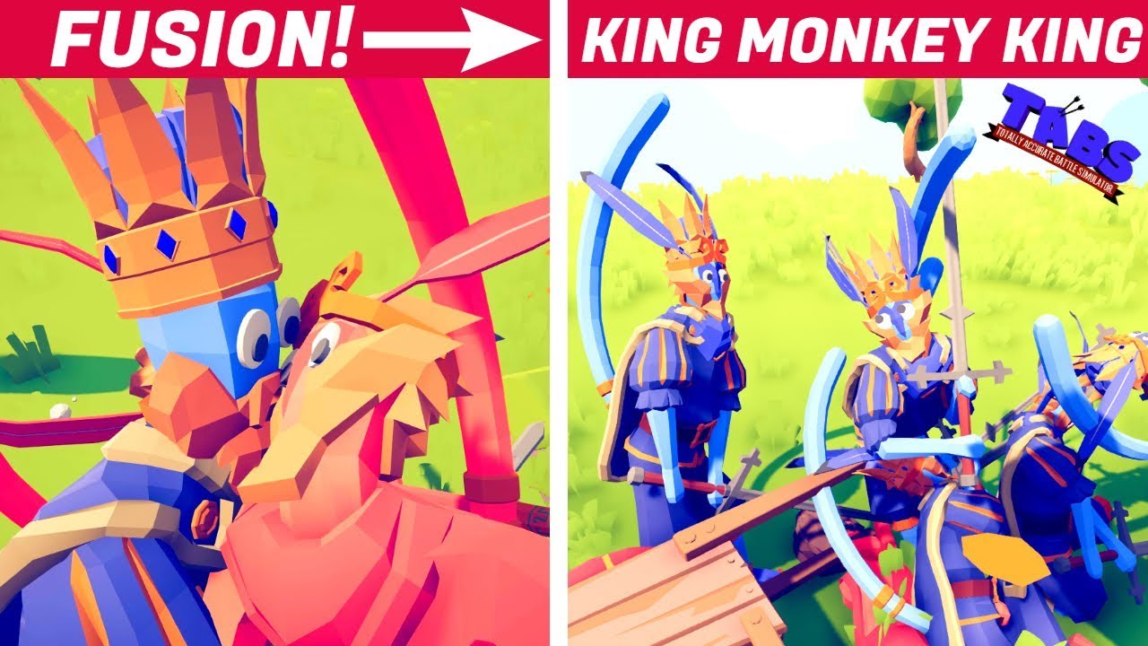 Fusion! King Monkey King vs Every Unit - TABS Original Mods Renaissance ...