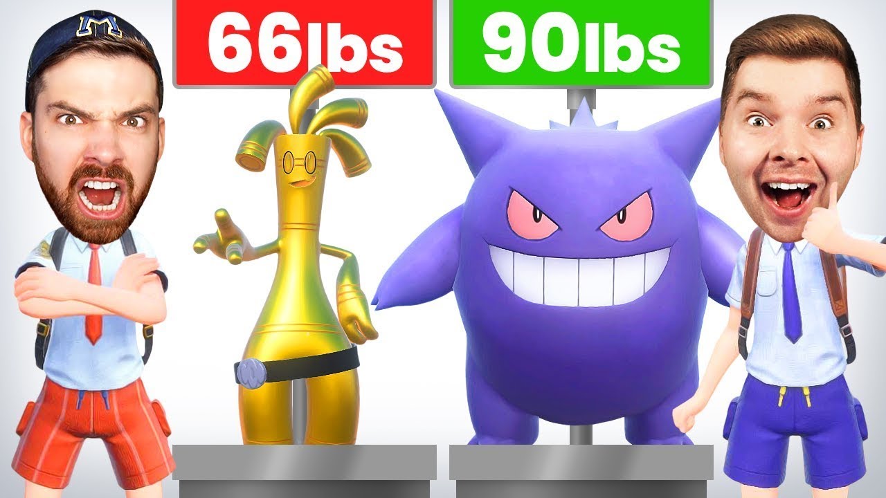 Pokemon Weight Catching Challenge - YouTube