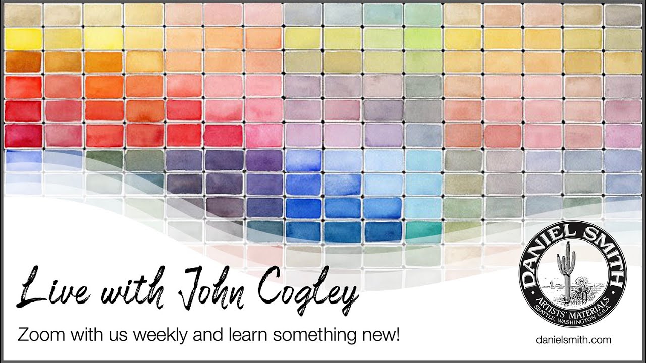 Live with John Cogley: Watercolor Sticks a Painting Tool - YouTube