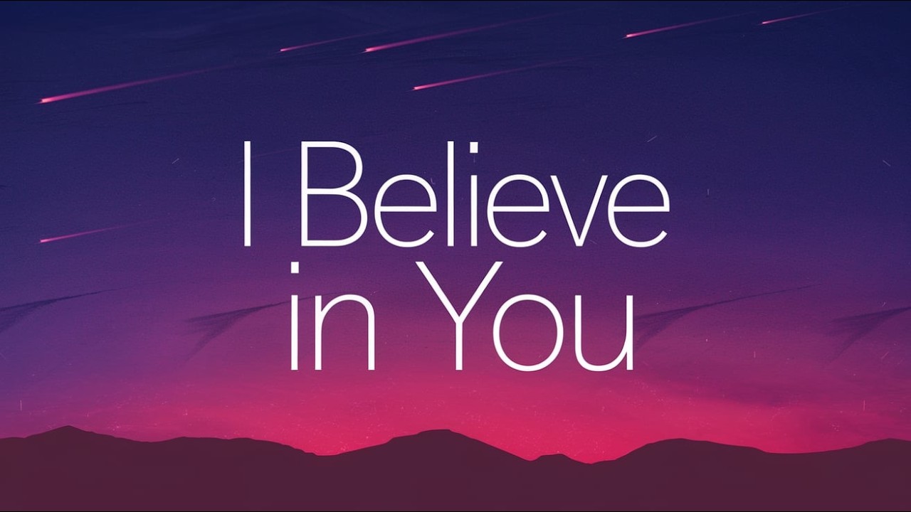 Ms Song - I Believe In You V2 (Lyrics) - YouTube