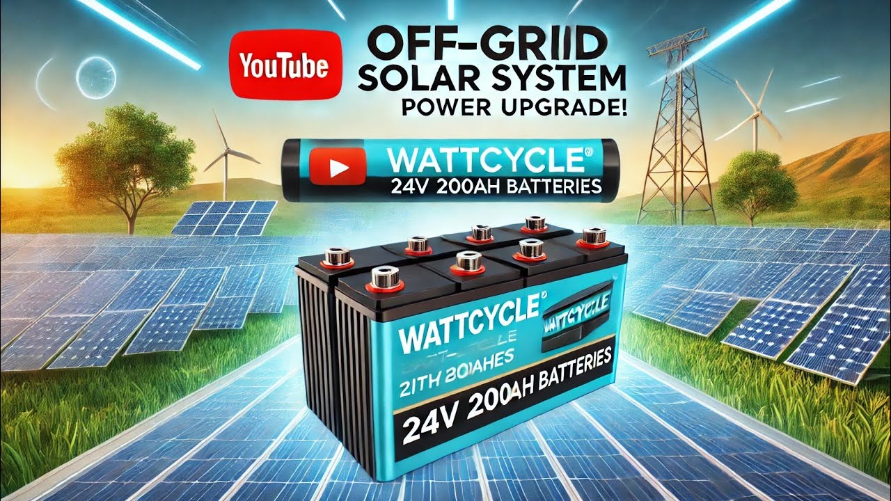 Up grading my batterys on my solar system. More power reserves 24v ...