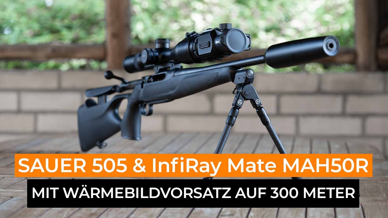 Mit der Sauer 505 im Kaliber 8,5x55 Blaser und Infiray Mate MAH50R auf ...