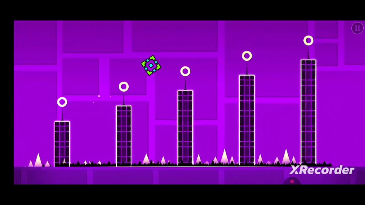 Geometry dash first part completed - YouTube