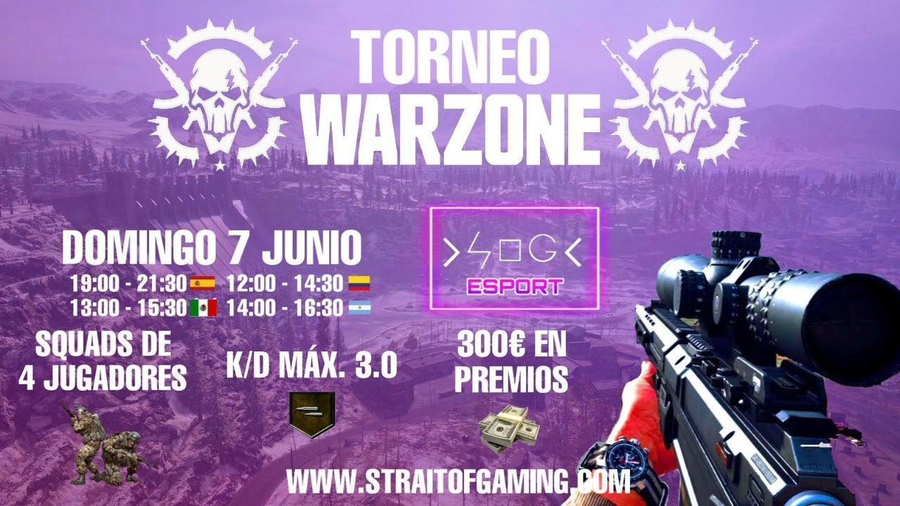 TORNEO DE WARZONE DE STRAIT OF GAMING || CALL OF DUTY MODERN WARFARE ...
