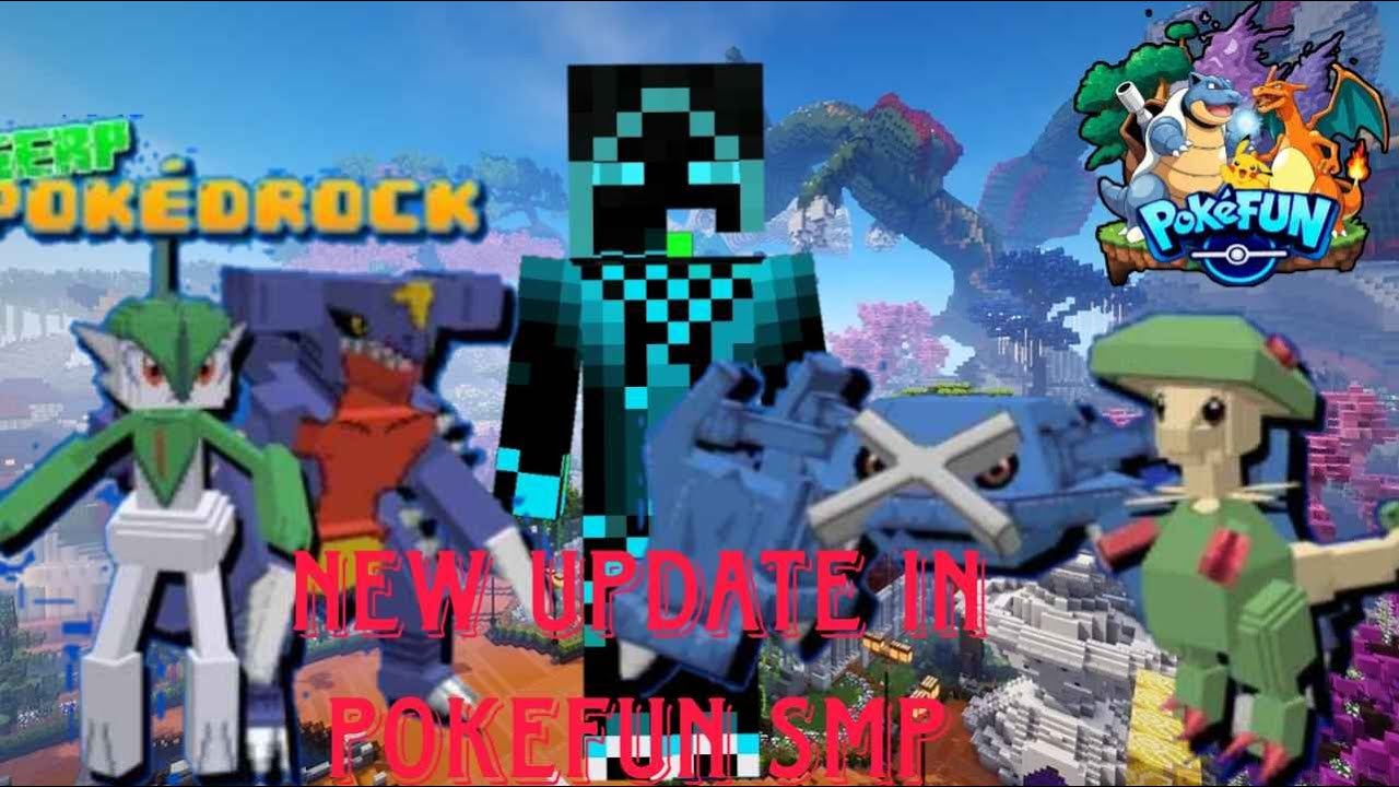 MOON PLAYS PE PUBLIC FREE SERVER POKEFUN SMP Live Stream #pokefunsmp #minecraft - YouTube