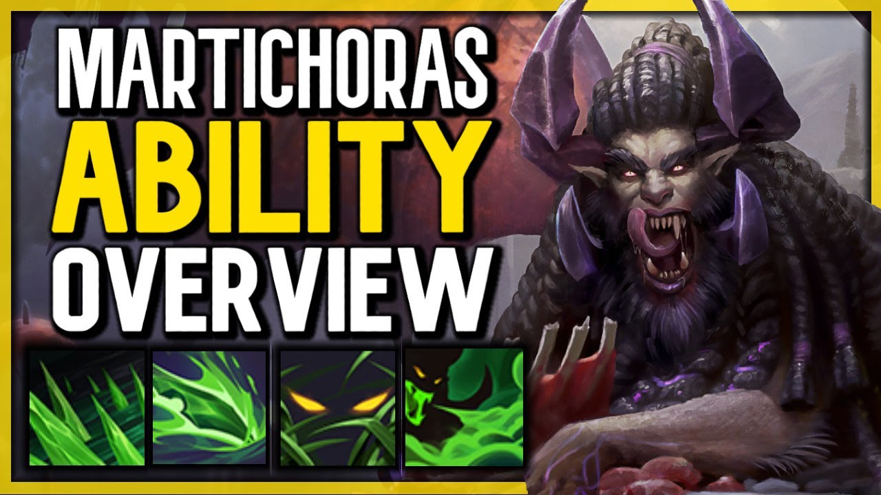 MARTICHORAS ABILITY OVERVIEW | SMITE's New Hunter Is SO UNIQUE! - YouTube