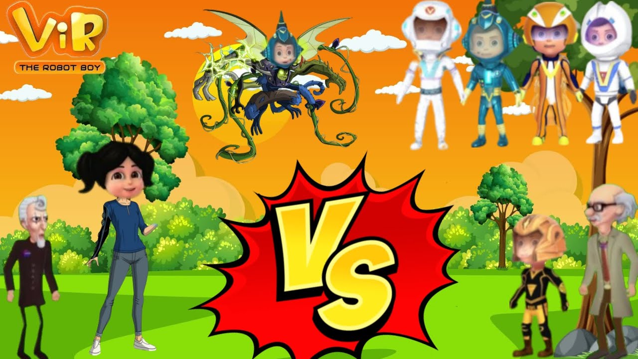 imali vs vir d robot boy | robot boy suit on | animation kahaniyan ...