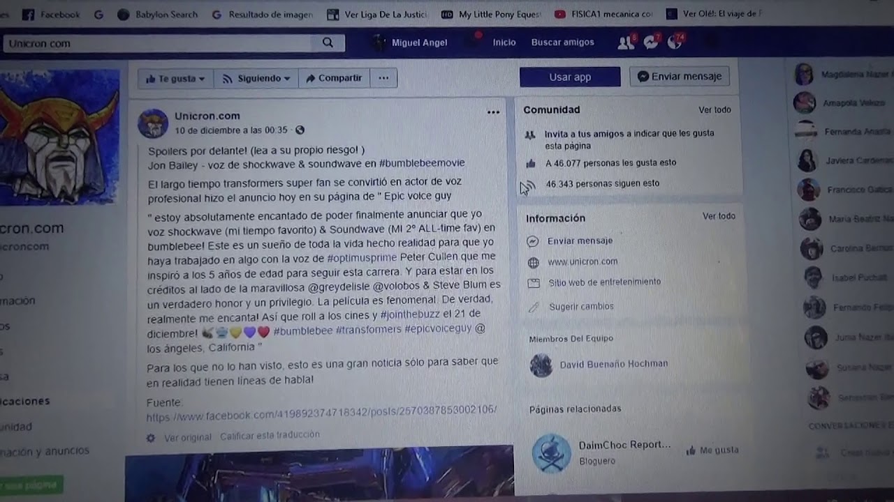 John Bailey la voz de Soundwave y Shockwave en Transformers Bumblebee ...