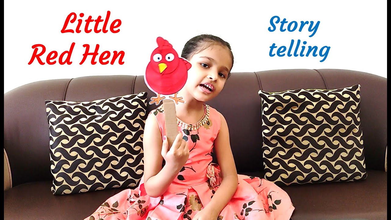 The Little Red hen story telling with props | Best story for Kids ...