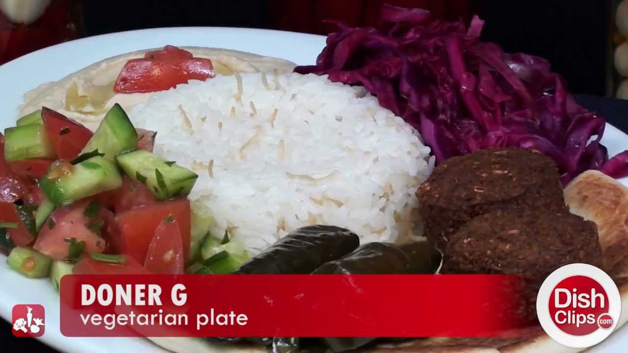 Doner G - Vegetarian Plate - YouTube