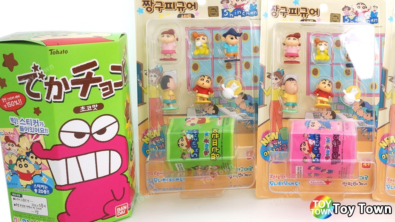 Crayon Shin Chan Choco Biscuits Big box Surprise Sticker with ...