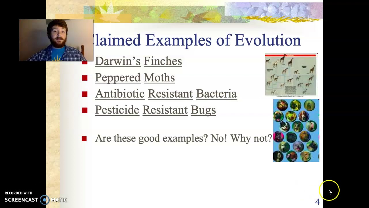 Earth Science - A Case Against Evolution (part 1) - YouTube