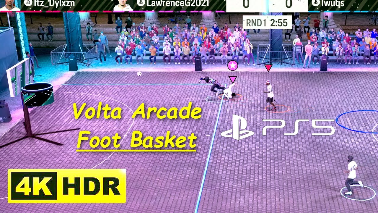 Volta FC 24, Arcade Mode, Foot Basket, EA Sports Gameplay (PS5 UHD 4K ...